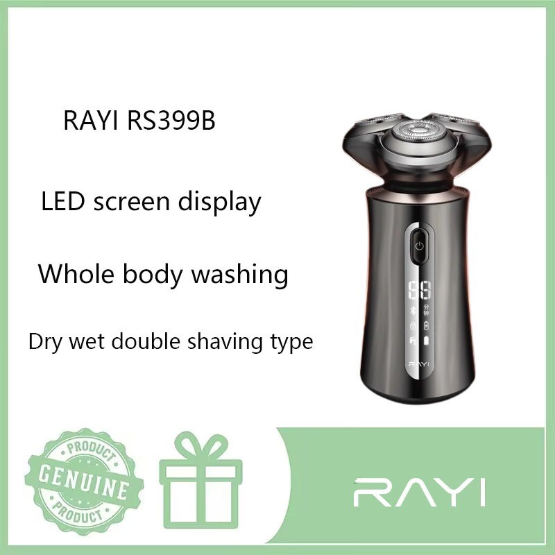 RAYI RS399B Men's Wireless Electric Shaver Full body Water Wash Dry Wet ...