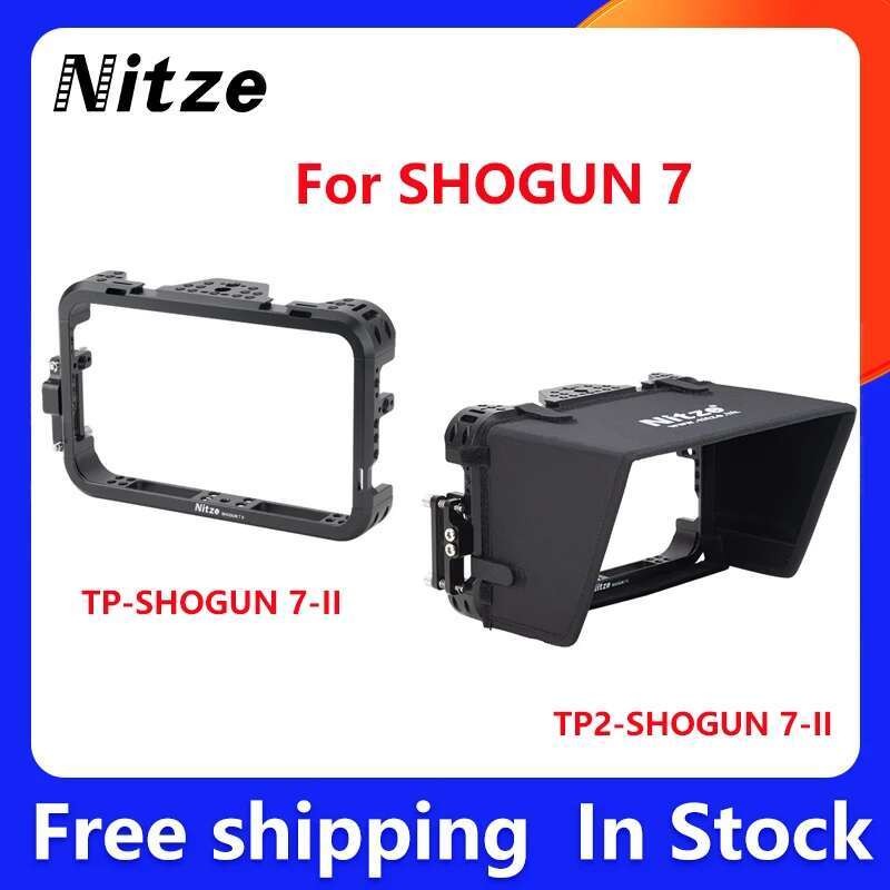 NITZE 7 MONITOR CAGE KIT สําหรับ ATOMOS SHOGUN 7 พร้อมสายเคเบิล CLAMP ...