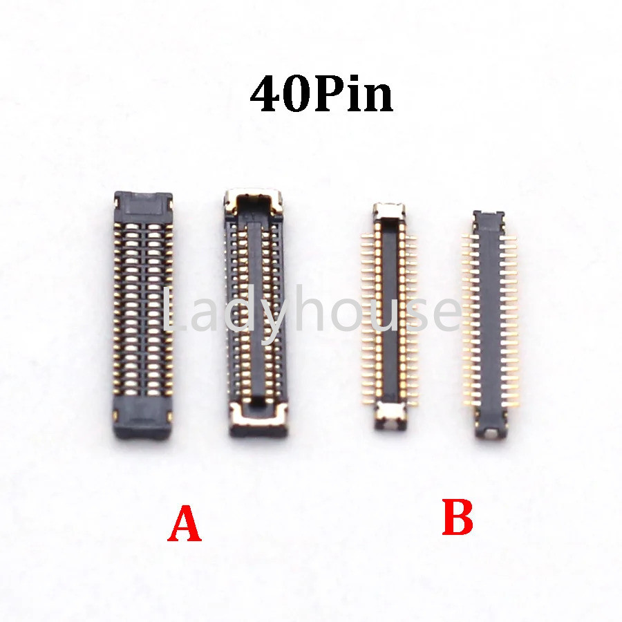 2-10pcs 40 Pin จอแสดงผล LCD FPC Connector บนเมนบอร์ดสําหรับ TECNO Itel ...