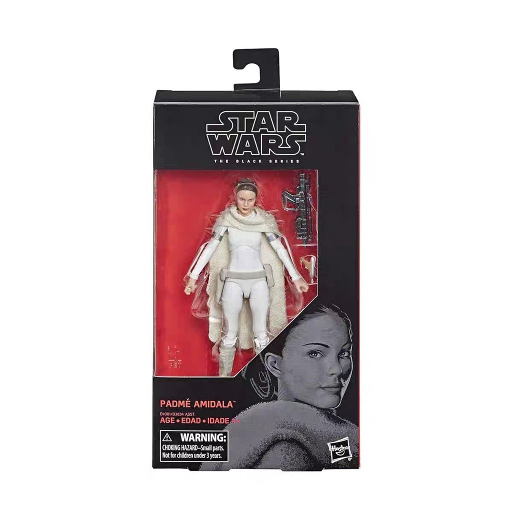[peng] Hasbro Star Wars 20cm Padmé Black Box Figure Action Figure Model ...