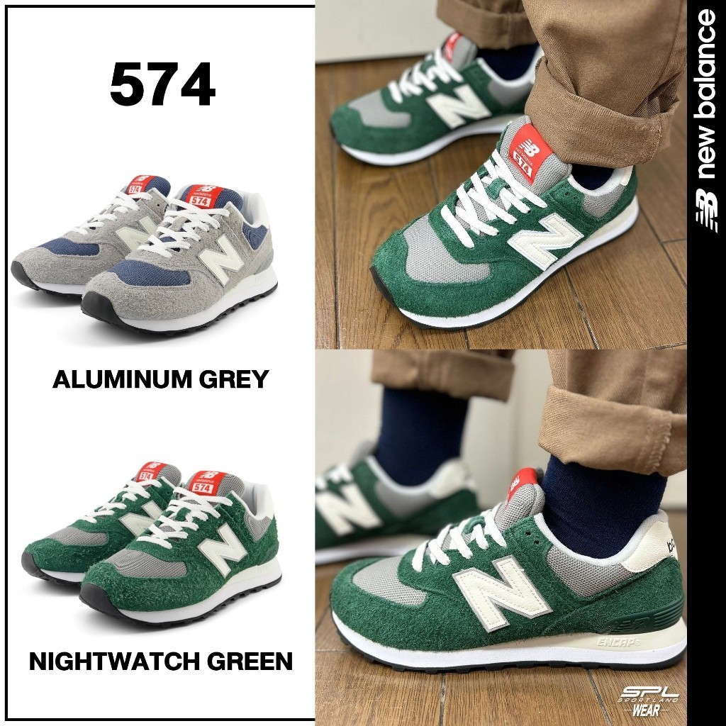ฟิกเกอร์ New Balance รองเท้าผ้าใบ รองเท้าลำลอง NB UX 574 Shadow Grey ...