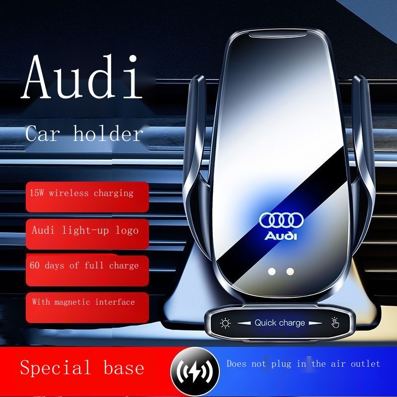 Audi A4L/A6L/A3/Q3/Q5L/A1/Q2L/Q7/Q8 ที่วางโทรศัพท์มือถือในรถยนต์โดยเฉพาะเครื่องชาร์จไร้สาย ...