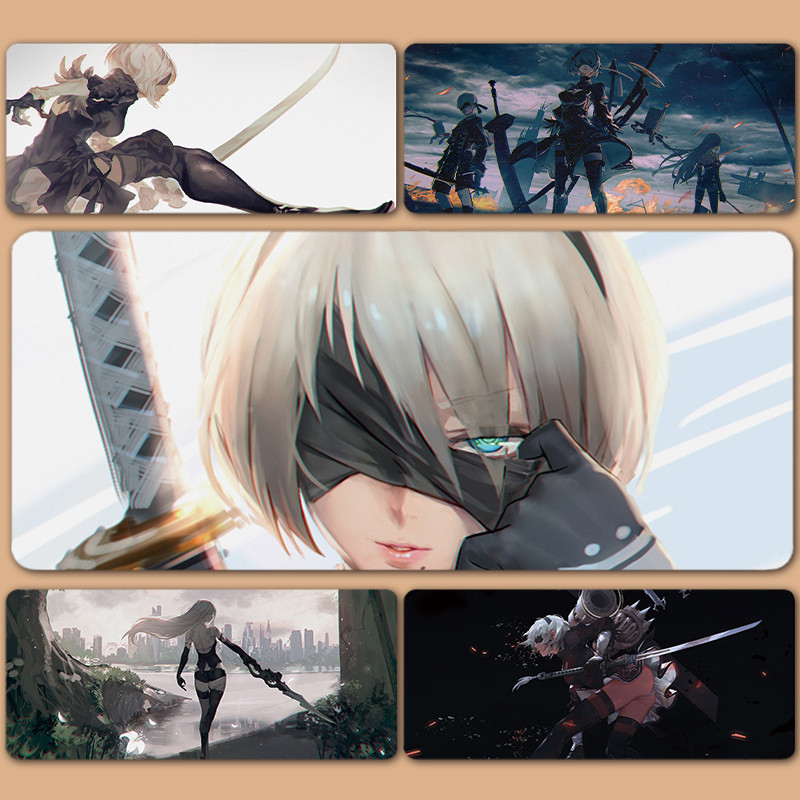 NieR Automata YoRHa No.2 Type B 2B A2 9S Two B XXL แผ่นรองเมาส์ ...