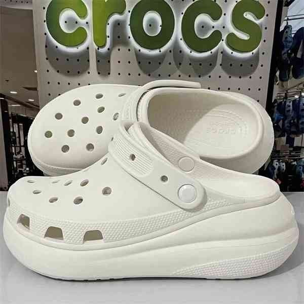 crocs แท้ crocs เด็ก Crocs Crocs Cave Shoes รองเท้าผู้หญิง Puff ...
