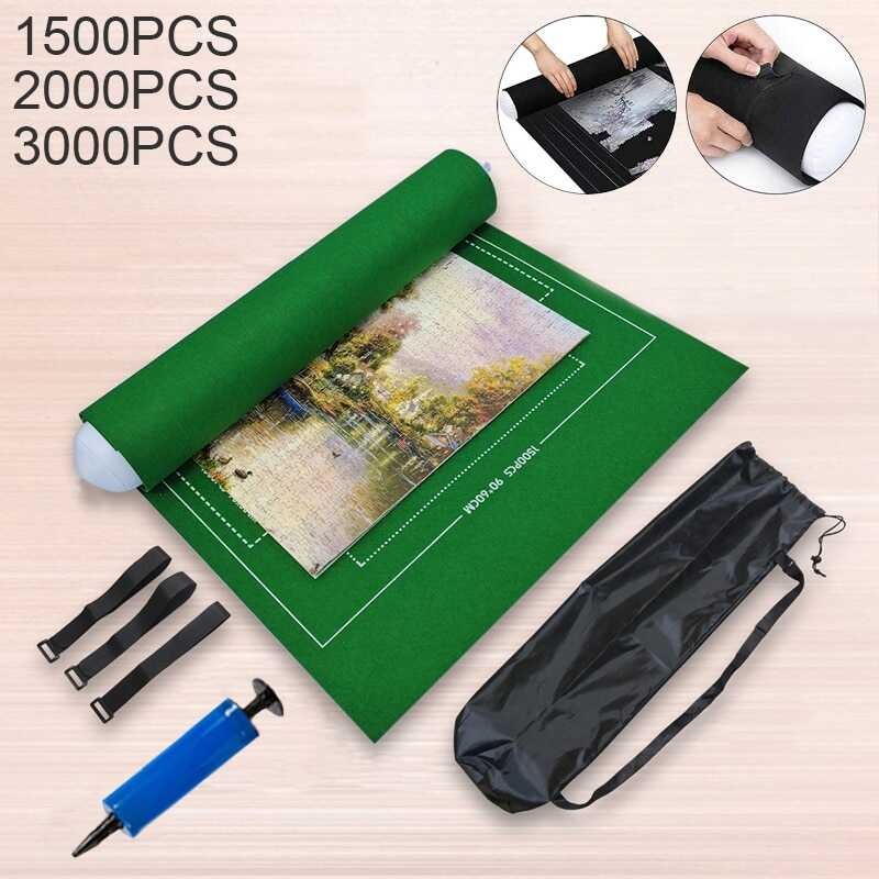 々 3-D Puzzle Storage Roll Mat With Guiding Es Jigsaw Up To 3000 Pieces ...