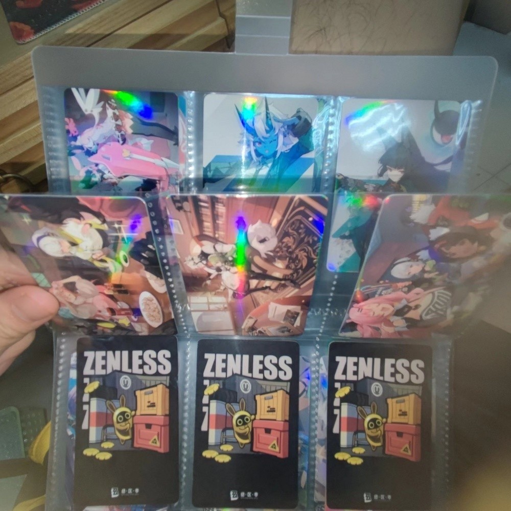 [มีในสต็อก] 55pcs zenless Zone ZERO Laser Card สภาพแวดล้อมของการ์ดขนาด ...