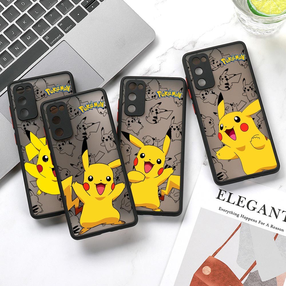 น่ารัก Pikachu การ์ตูน Pokemon สําหรับ Samsung Galaxy A56 A55 5G A36 ...