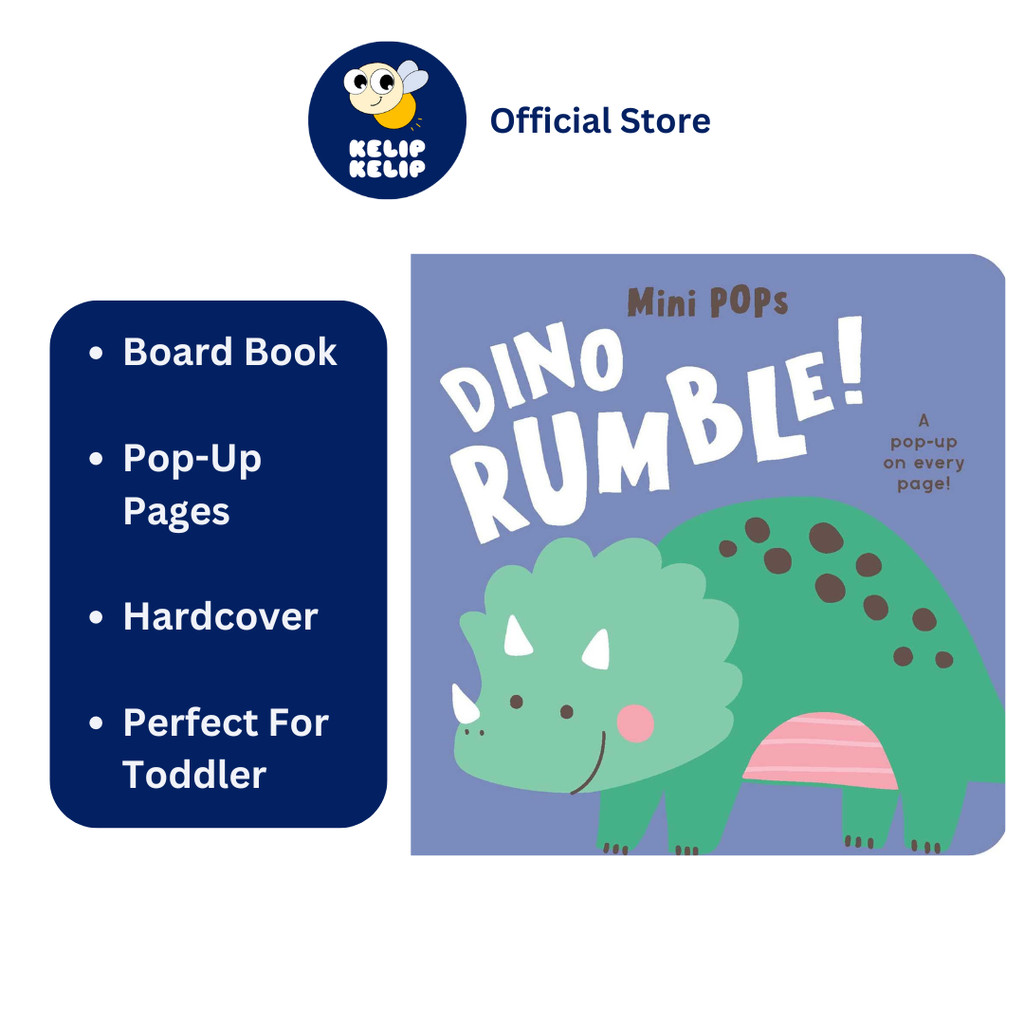 หนังสือกระดาน Dino Rumble Pop Up สําหรับเด็กพร้อมไดโนเสาร์ Pop Up หน้า ...