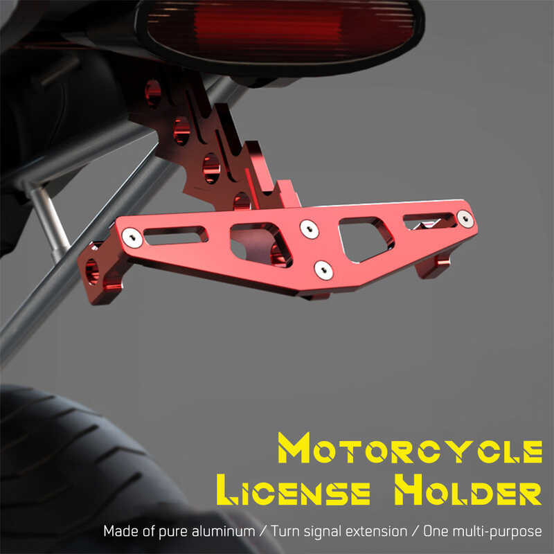 Motorcycle Adjustable Angle Aluminum Number Frame Yamaha Mt10 For Honda ...