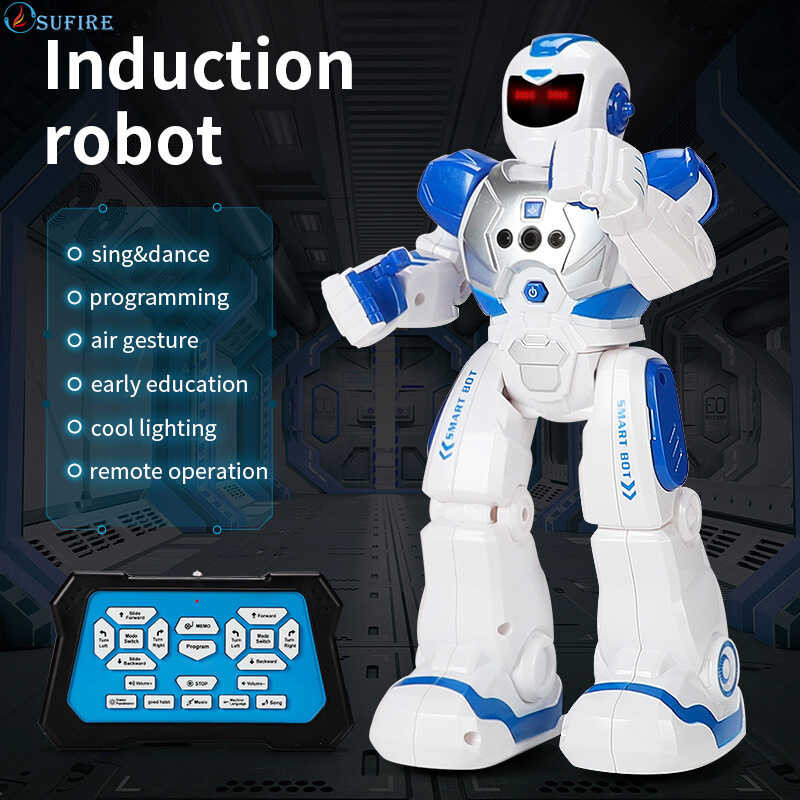 Robocop Early Education Smart Robot Robot Toys RC Robot For Kids ...