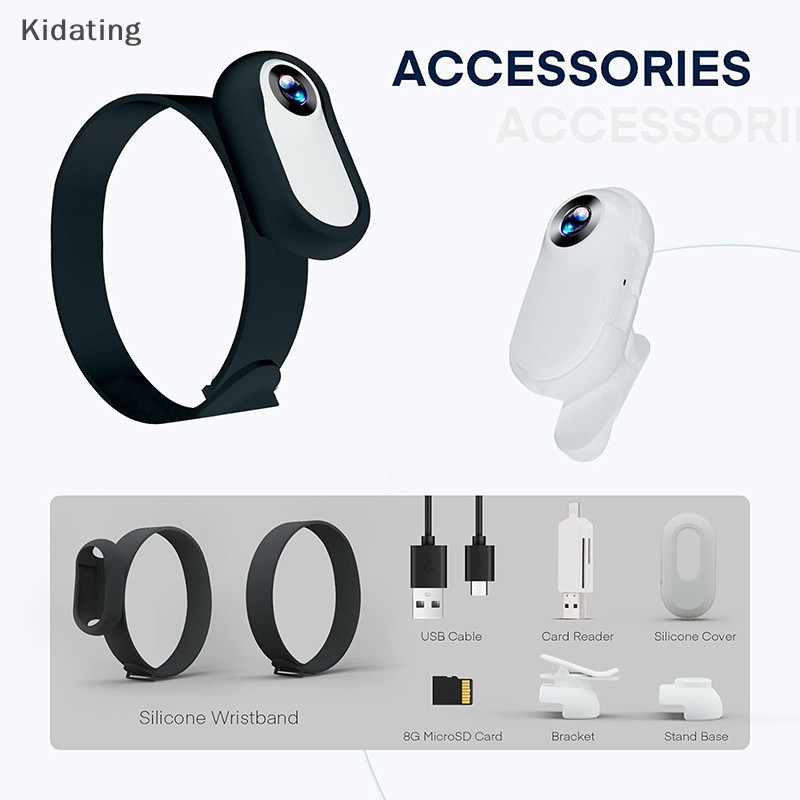 Kidating Pet Collar Camera ไม่ต้องใช้ Wifi HD Mini Sports Camera Cat ...