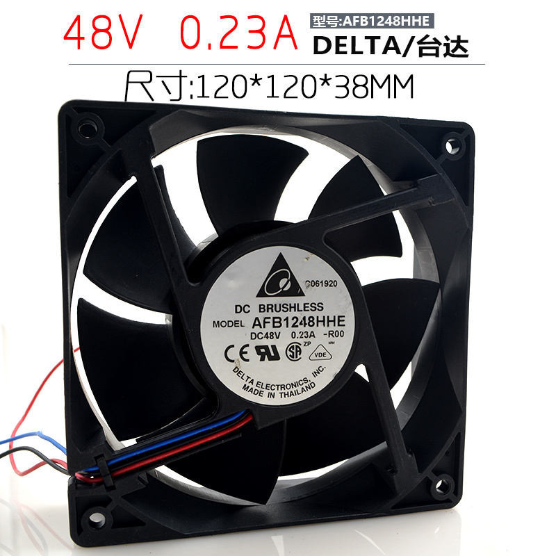 Delta AFB1248HHE-ROO 48V 12038 0.23 12CM Stop Alarm พัดลมอินเวอร์เตอร์ | Shopee Thailand