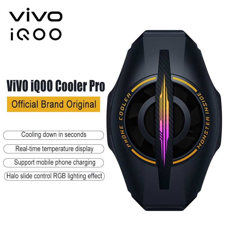 Vivo iQOO Cooling Back Clip Pro iRA2235 โทรศัพท์ Cooler Halo RGB แสง ...