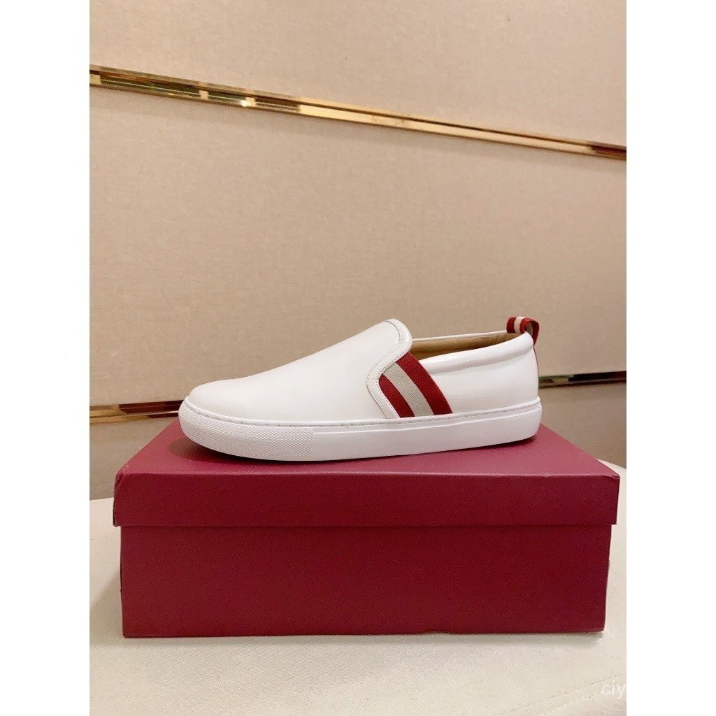 Bally Simple สไตล ์ ใหม ่ ผู ้ ชาย Casual สบายรองเท ้ าไม ่ มีส ้ น ...