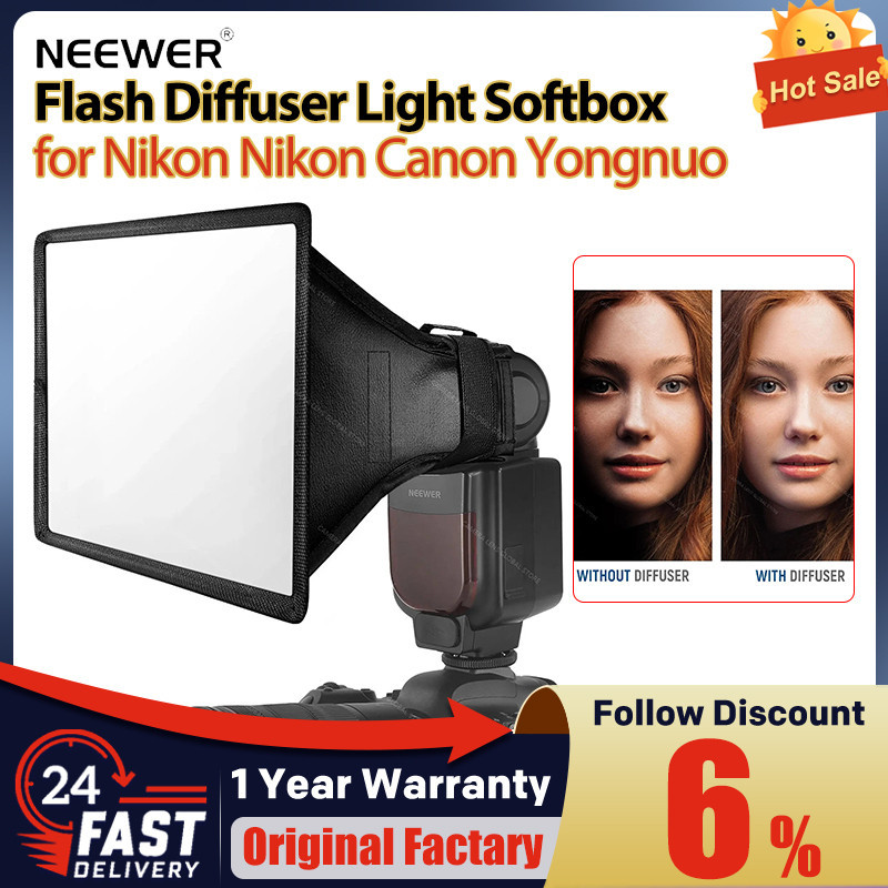Neewer Flash Diffuser Light Softbox สําหรับ Nikon /Nikon /Canon ...