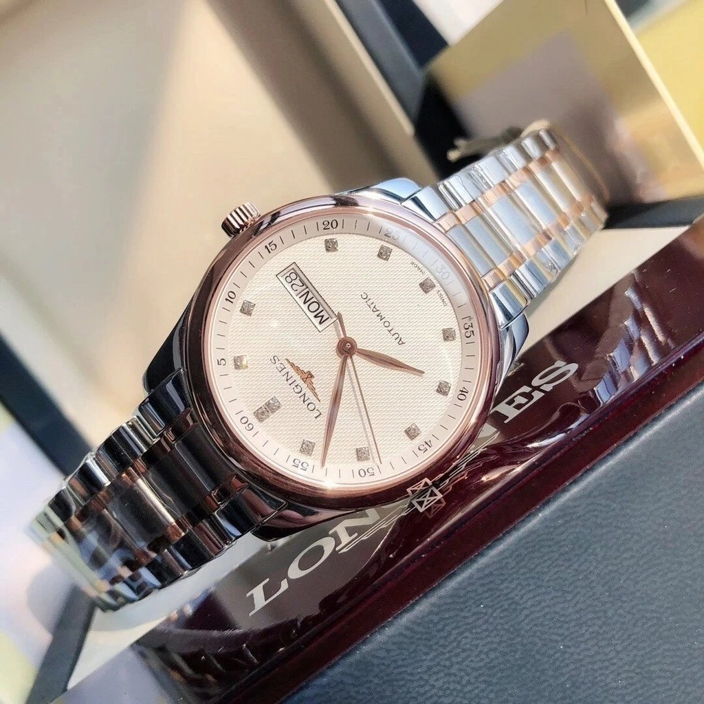 Longiness Master Double Calendar Series 316Stainless steel watch case ...
