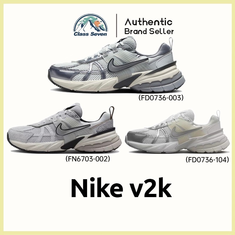 Nike v2k Run Sneakers (FD0736-003)(FN6703-002)(FD0736-104) ของแท้ 100% ...