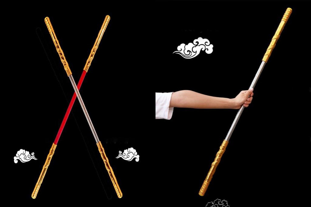 พร้อมสต็อก ปรับความยาว Monkey King Staff 60 ซม.Golden Cudgel 60 ซม. ...