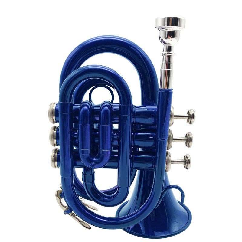 B-flat Palm Key Micro Pocket Trumpet Color Mini Slap Trumpet เครื่อง ...