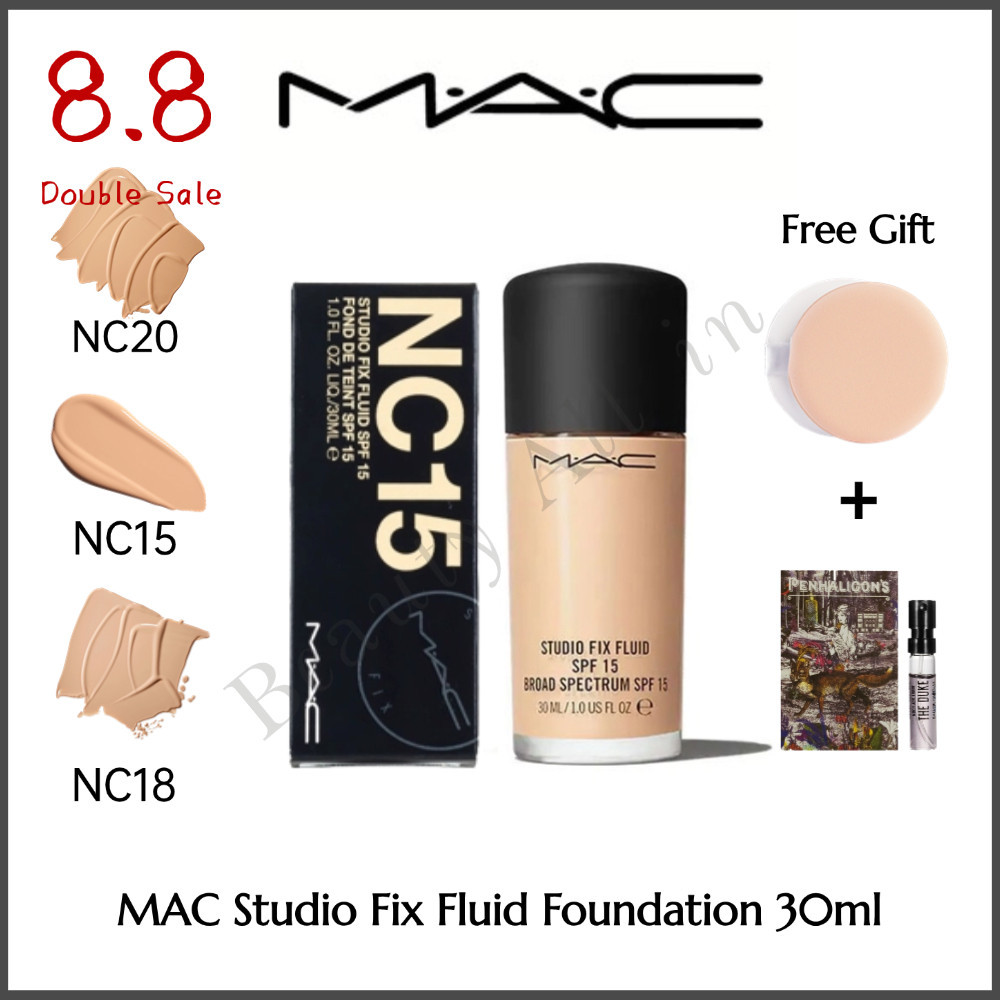 ของแท้100% คอนซีลเลอร์ mac MAC Studio Fix Fluid Foundation SPF15 PA++ ...