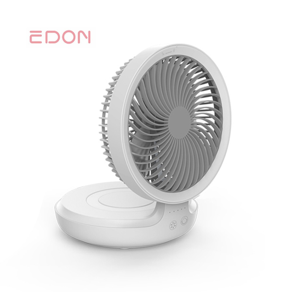 EDON E808 Air Circulating Fan White พัดลมพกพา รับประกัน 1 ปี By Mac Modern | Shopee Thailand