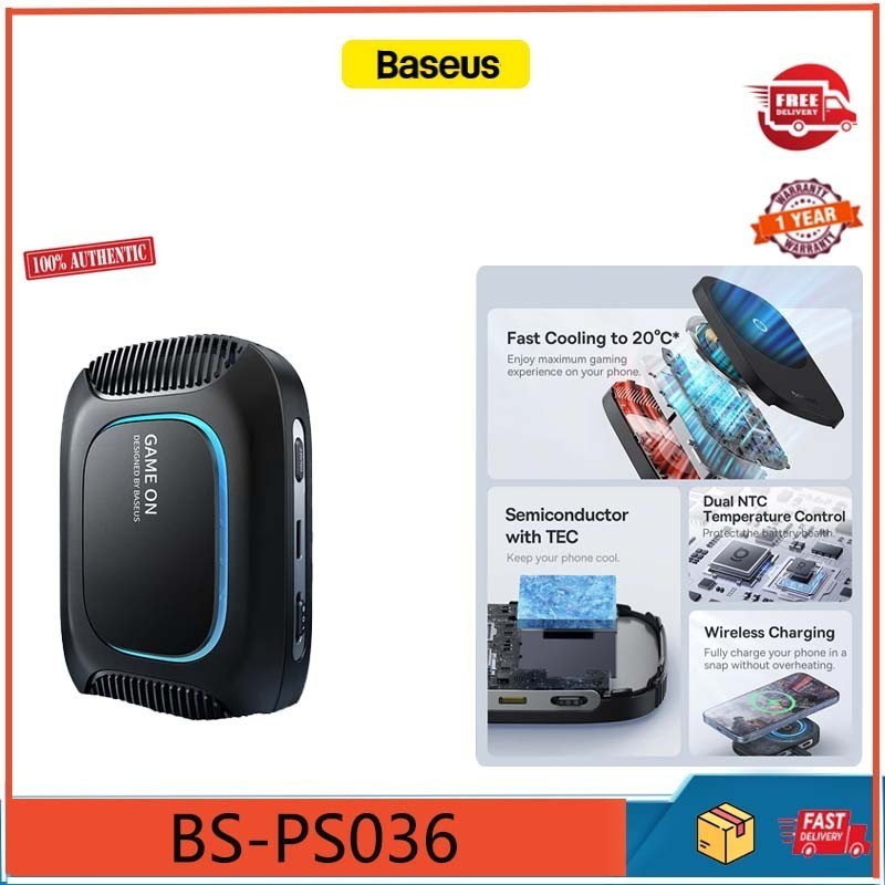 Baseus BS-PS036 โทรศัพท์มือถือความร้อนอ่างล้างจาน Cooling God Magnetic ...