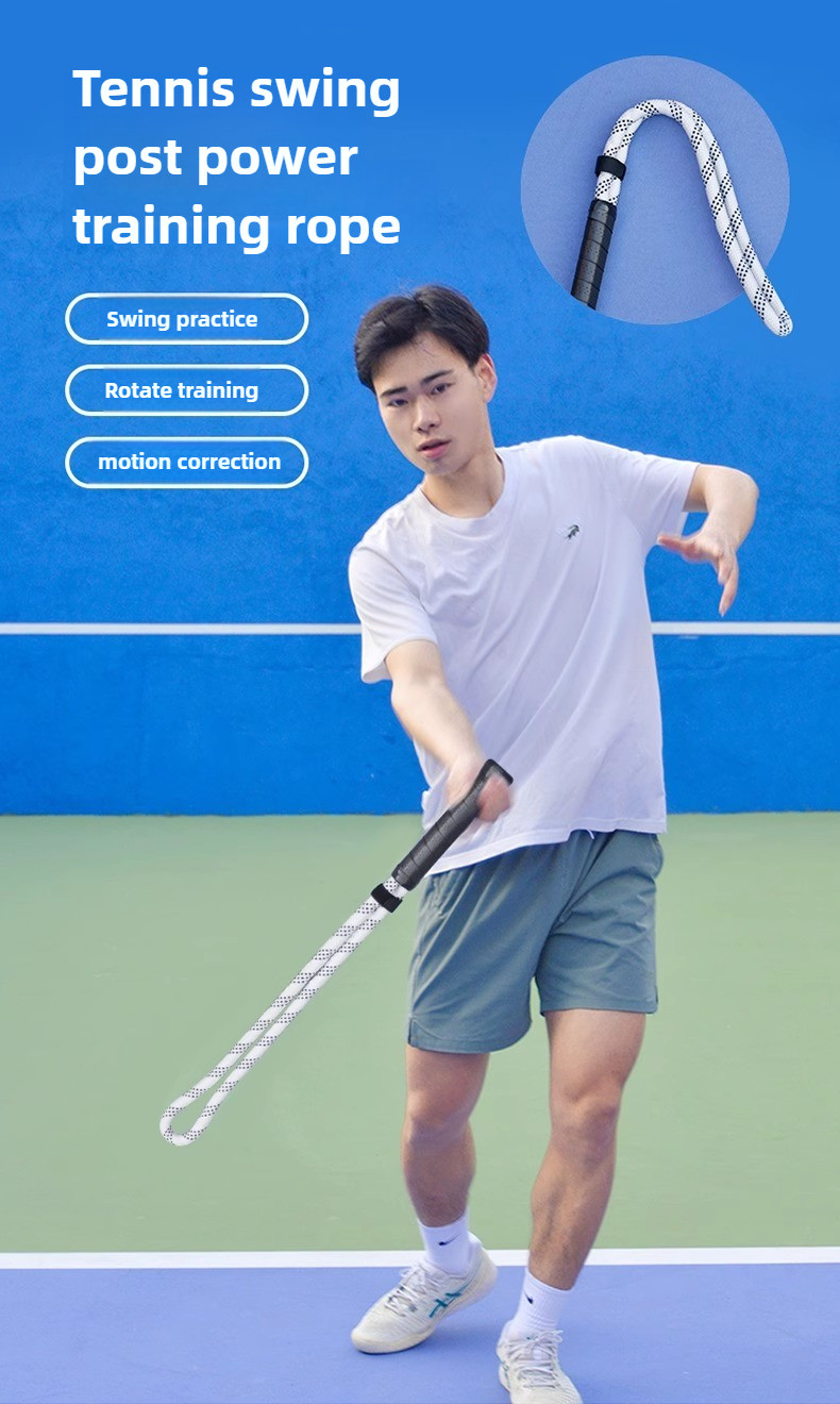 เชือกฝึกเทนนิส, เชือกฝึกพลังสวิงเทนนิส, แส้พาวเวอร์เสิร์ฟ Forehand ...