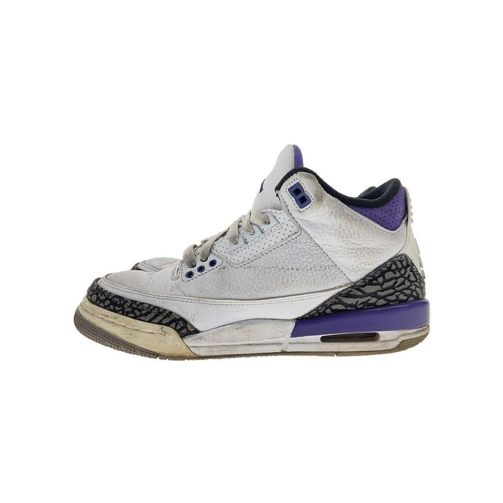 รองเท้าผ้าใบ NIKE Air Jordan 3 Low 2 4 5 retro cut สีขาว 24.5cm ส่งตรง ...