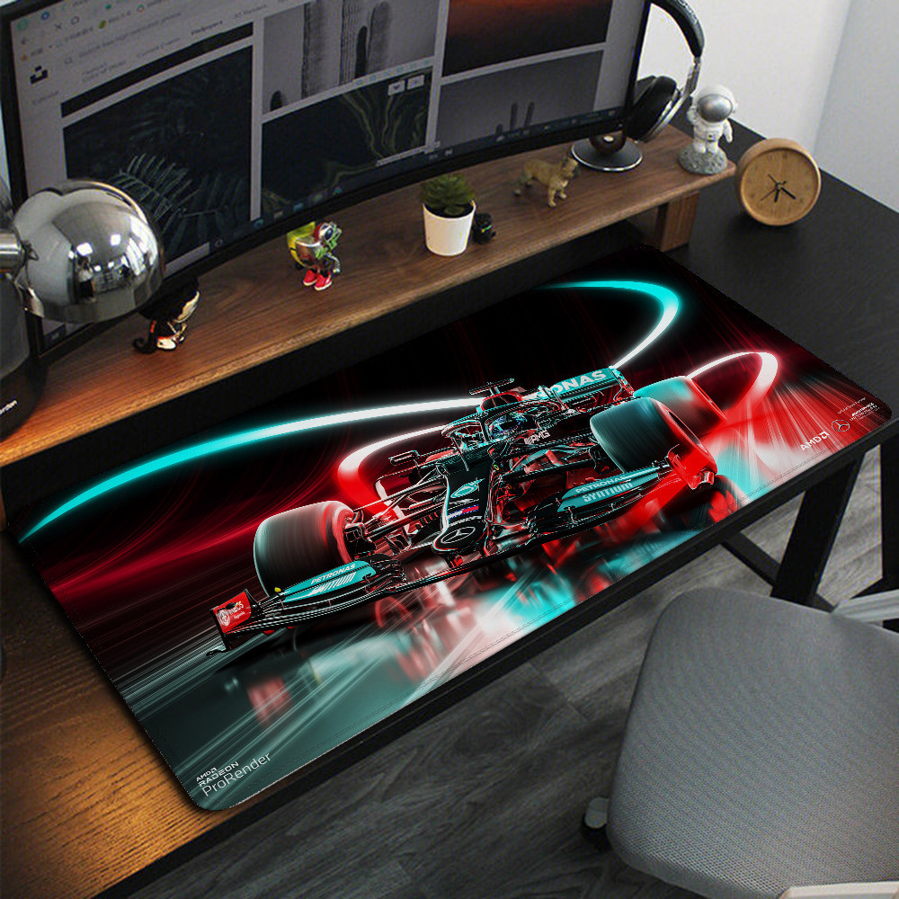 AMD RACING รถเมาส์พรม Mousepad Gamer Pad คอมพิวเตอร์โต๊ะอุปกรณ์เสริมพรม ...