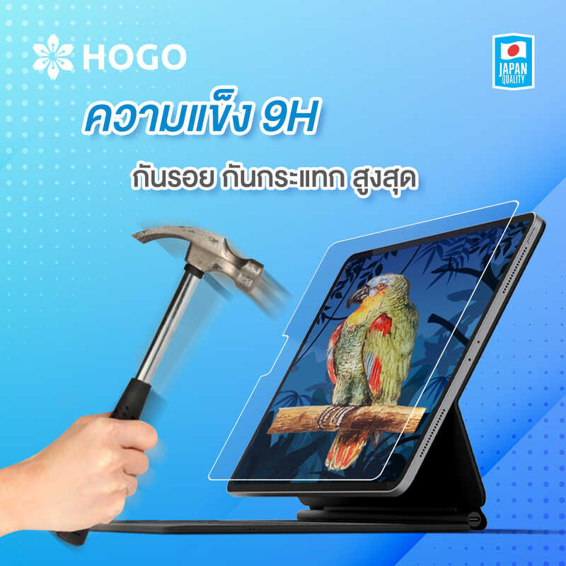 (New) ฟิล์มกระจก ผิวกระดาษ Hogo Paper Feel Glass For Pro2024 New Ipad ...