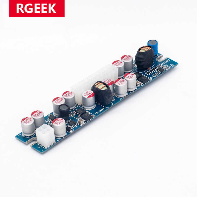 ภาพใหญ่: RGEEK 12V 150W Peak Pico Switch PSU 24Pin MINI ITX DC ถึง ATX ...