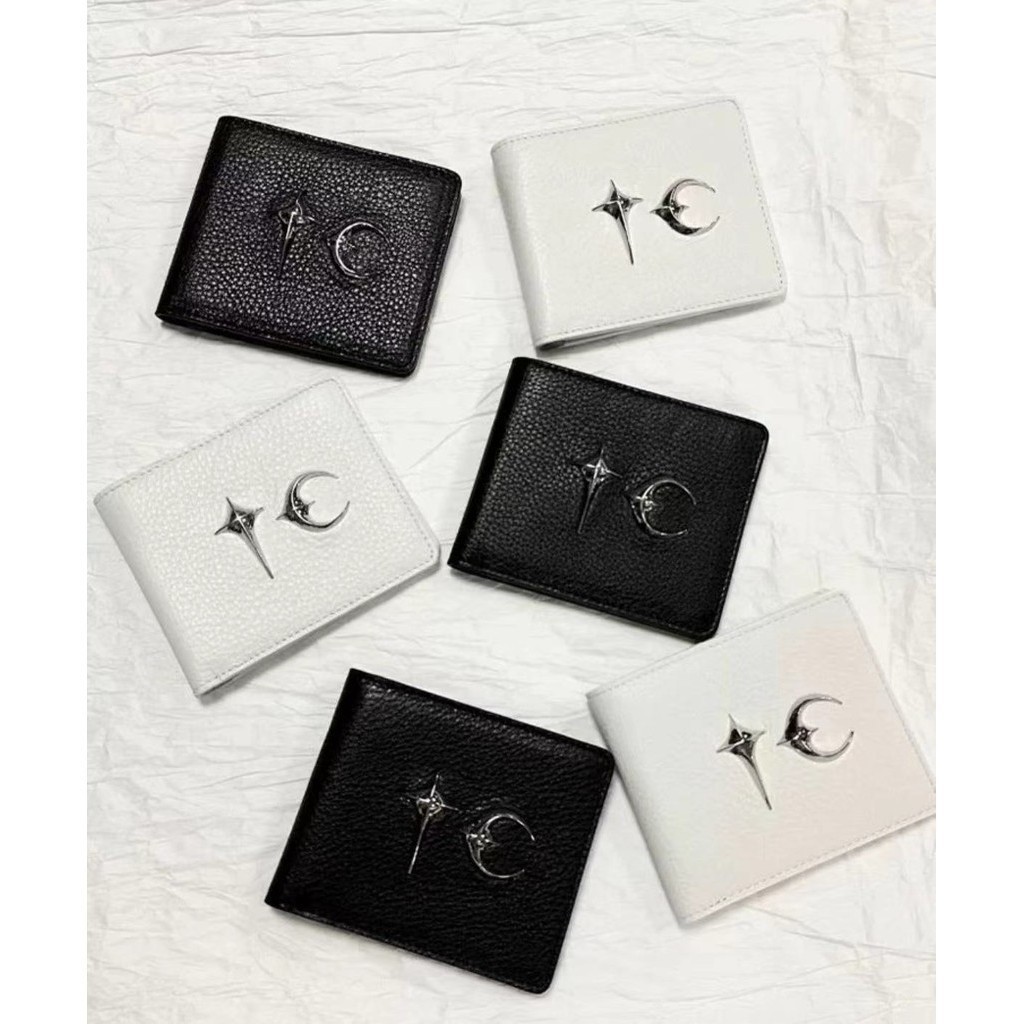 Thug Club Rock Wallet กระเป๋าหนังโลโก้โลหะ ช่องใส่บัตรเฉพาะหนังลิ้นจี่ ...
