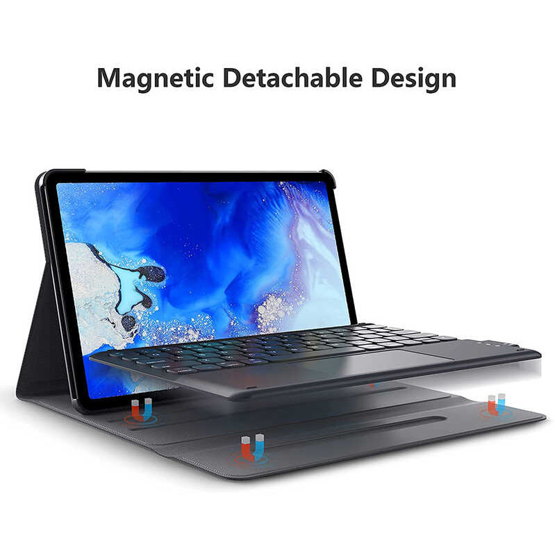 Keyboard Touchpad Case for Samsung 11 inch 2023, A8 2022, S9 FE/S8/S7 ...