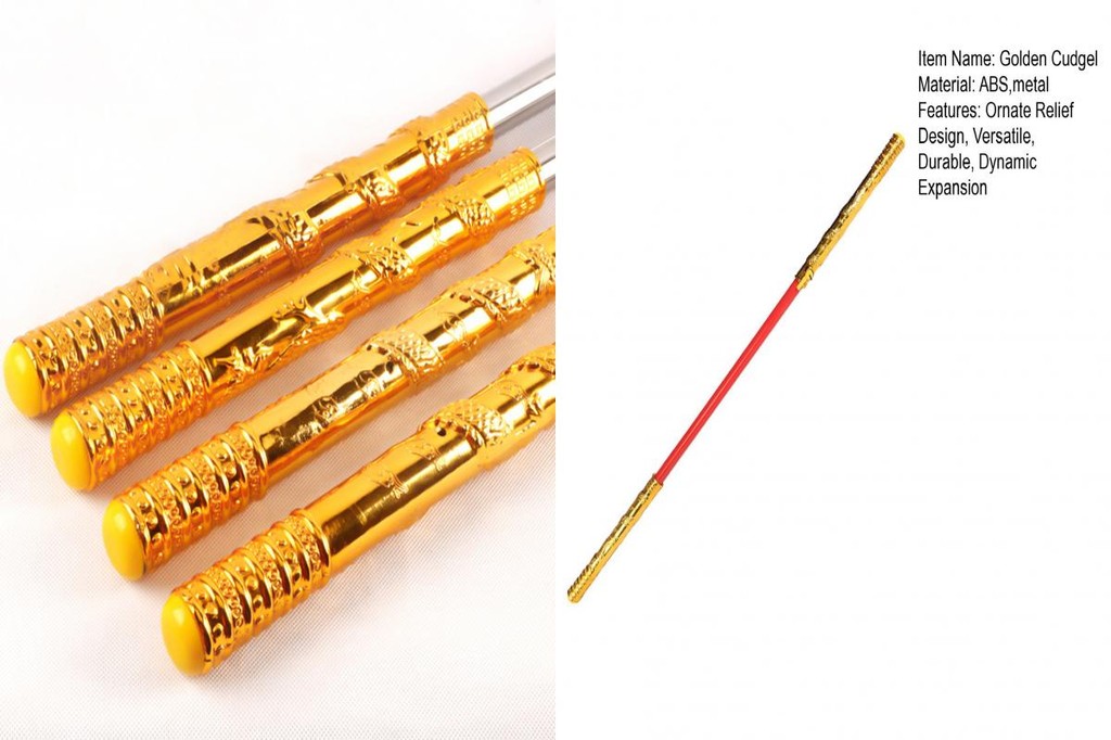 พร้อมสต็อก ปรับความยาว Monkey King Staff 60 ซม.Golden Cudgel 60 ซม.Golden Wukong Ruyi Jingu Bang ...