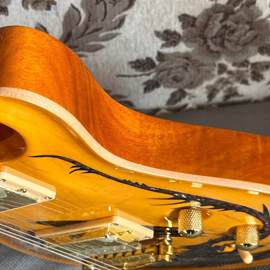 Prs Paul Reed Smith Dragon 2000 กีตาร์ไฟฟ้า Dragon Abalone Pearl Inlaid ...