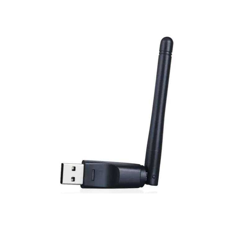 2.4G 150Mbps ไร้สาย USB เสาอากาศ WiFi 2DBi อะแดปเตอร์ LAN Ralink RT5370 ดองเกิลการ์ดเครือข่าย ...