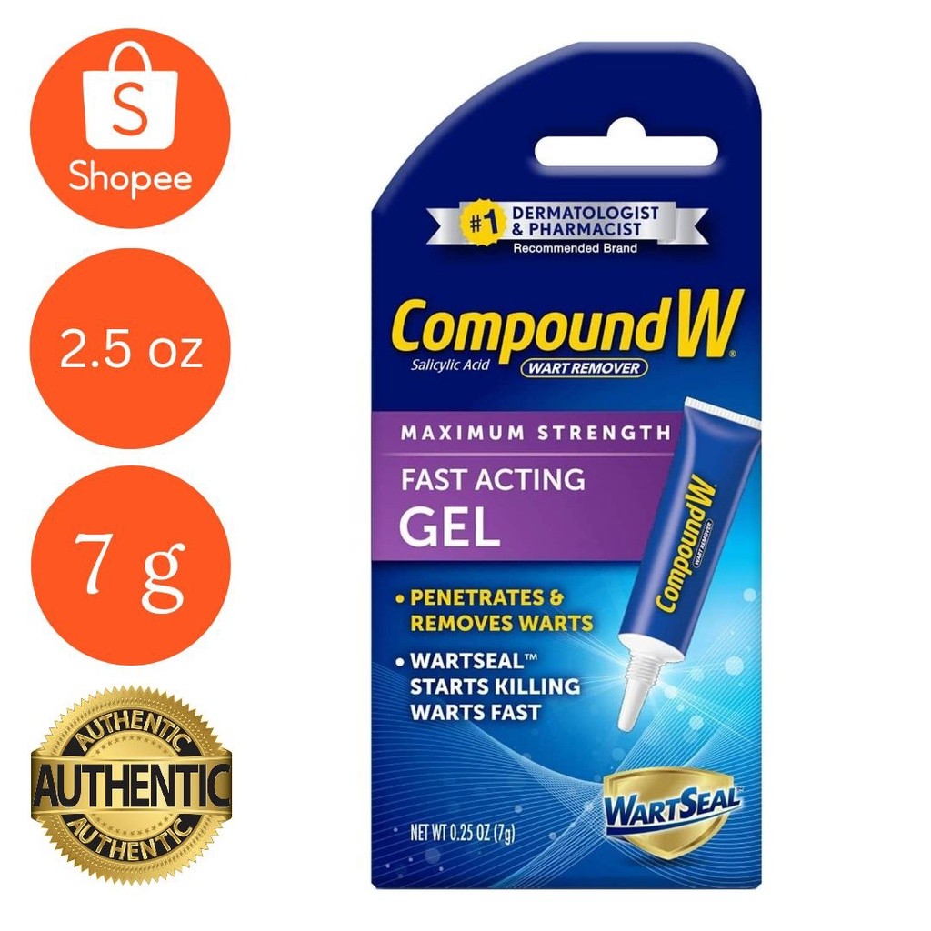 Compound W MAXIMUM STRENGTH FAST ACTING GEL WART REMOVER จากสหรัฐ ...