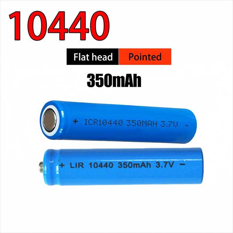 10440 AAA 350mAh 3.7v แบตเตอรี่ลิเธียมไอออนแบบชาร์จได้สำหรับไมโครโฟน ไฟ ...