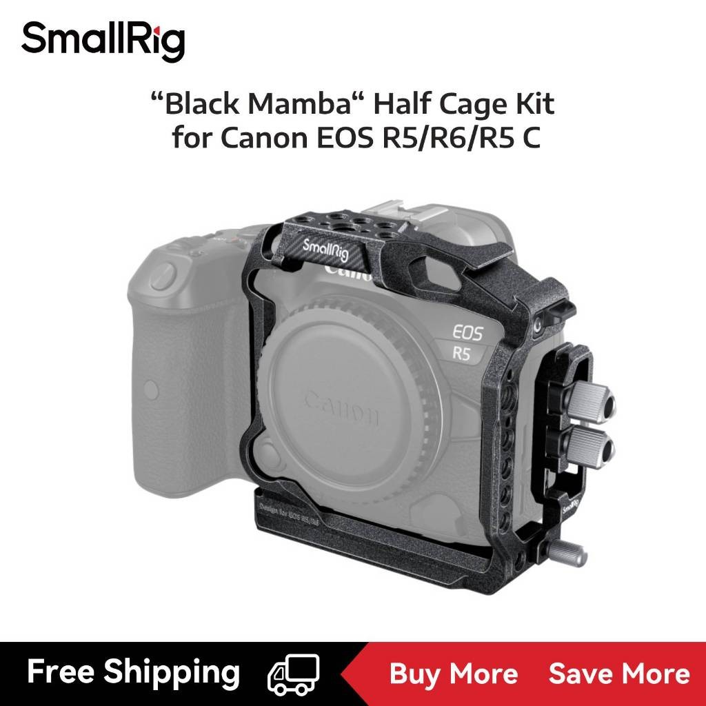Smallrig Black Mamba Half Cage Kit & Full Cage สําหรับ Canon EOS R5/R6 ...