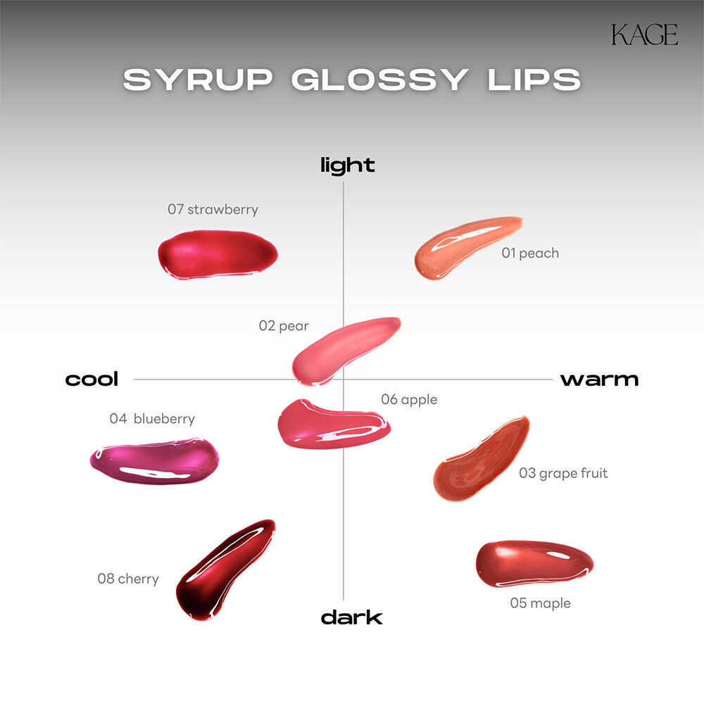 KAGE Syrup Glossy Lips 9ml คาเกะ ลิปกลอสที่ช่วยล็อคและคืนความชุ่มชื้น ...