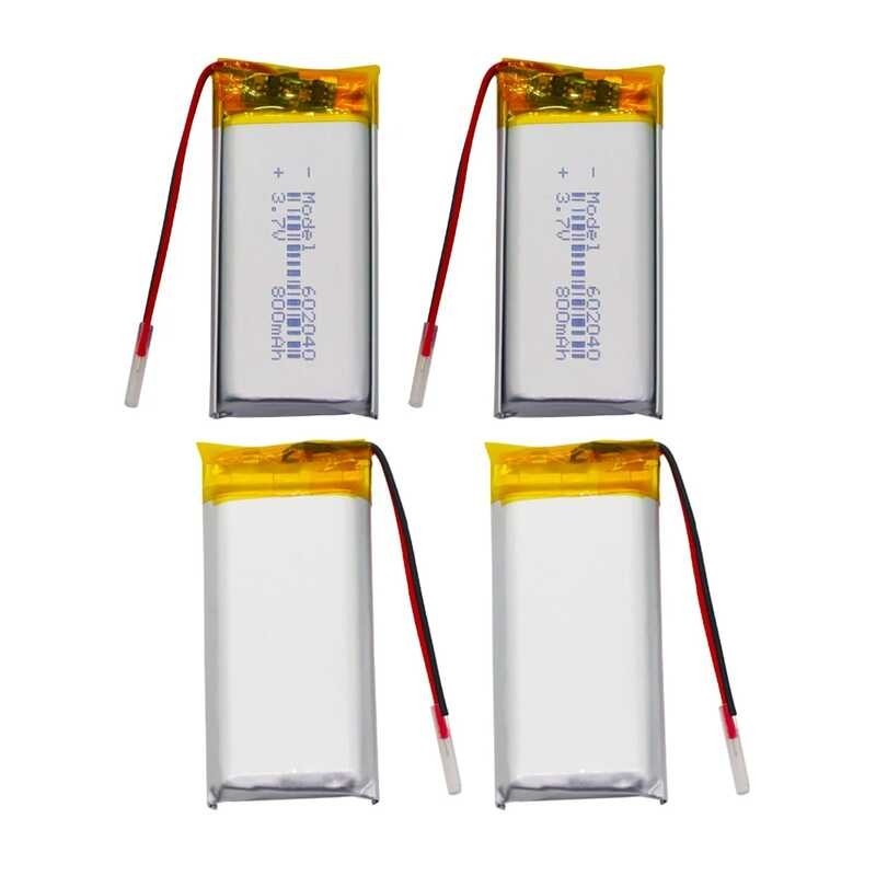 800Mah 3.7V 602040 แบตเตอรี่แบบชาร์จไฟได้ Li-ion Li-Polymer เครื่อง ...