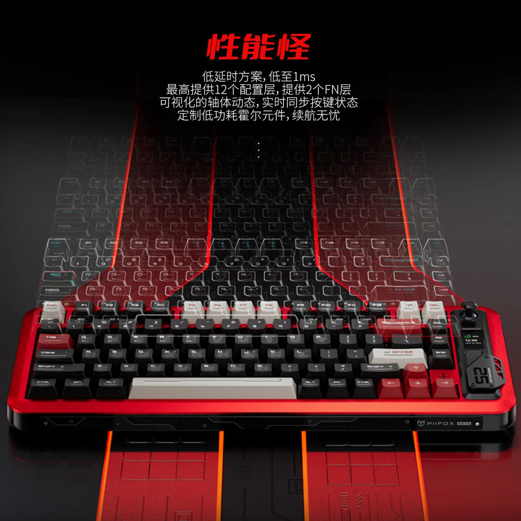 คีย์บอร์ดแม่เหล็ก Piifox ER75, คีย์บอร์ดไร้สายกลไก82key 3โหม | Shopee ...