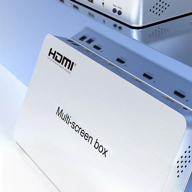 4k 60Hz Multi Screen Splicing กล่อง 2x2 1x2 1x3 1x4 3 4 TV Splicer ...