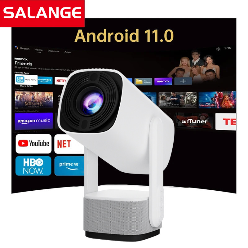 Salange K2 Projector Built-in Battery LED Home Theater Free-Style for Samsung Xiaomi IOS Android ...