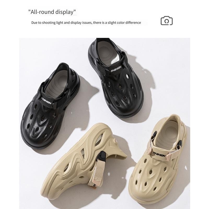 คุณภาพสูงรองเท้าแตะผู้ชาย EVA 6.0 ซม.ความสูงหนาSoledรองเท้าแตะผู้หญิง ...