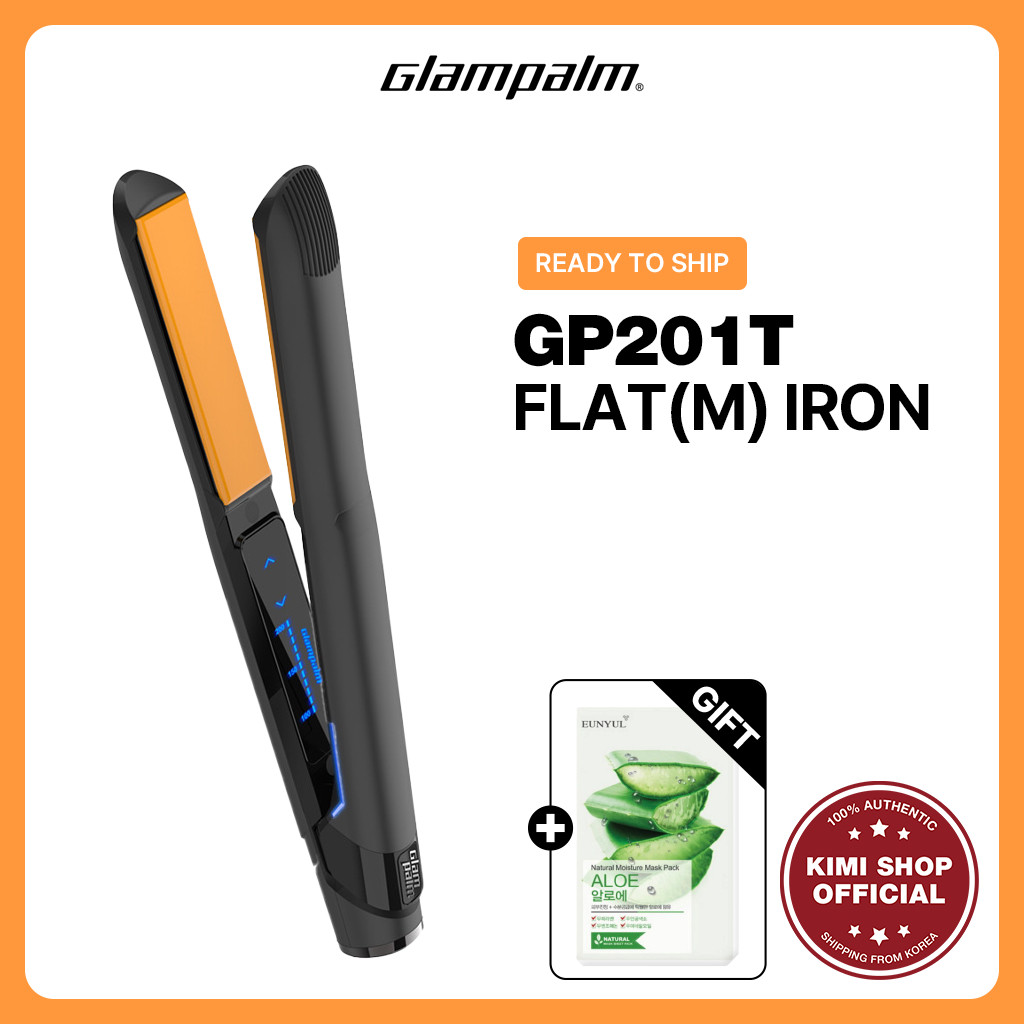 [Glampalm] แปรงหวีผมตรง GP201T Flat(M) Iron / Shipping from Korea | Shopee Thailand