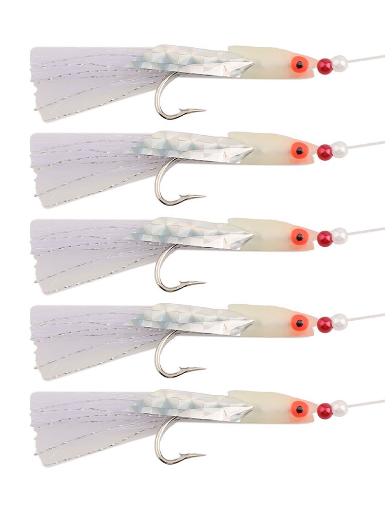 Sabiki Rig ขนาด 5 ชิ้นในแพ็คเดียว สำหรับตกปลา ประกอบด้วย Jig และ ...