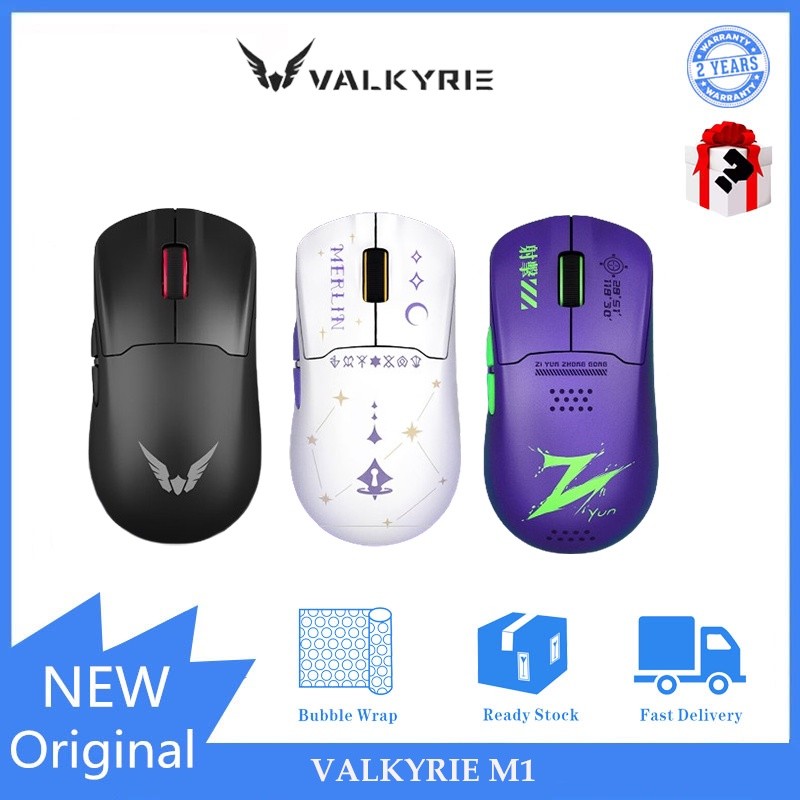Valkyrie M1 เมาส์ไร้สาย เซนเซอร์ 3395 58g น้ําหนักเบา M1 สีขาว | Shopee ...