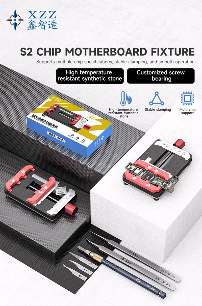 Xinzhizao XZZ S2 ชิปเมนบอร์ดมัลติฟังก์ชั่ซ่อมติดตั้ง Universal โทรศัพท์เมนบอร์ดบํารุงรักษาเชื่อม ...