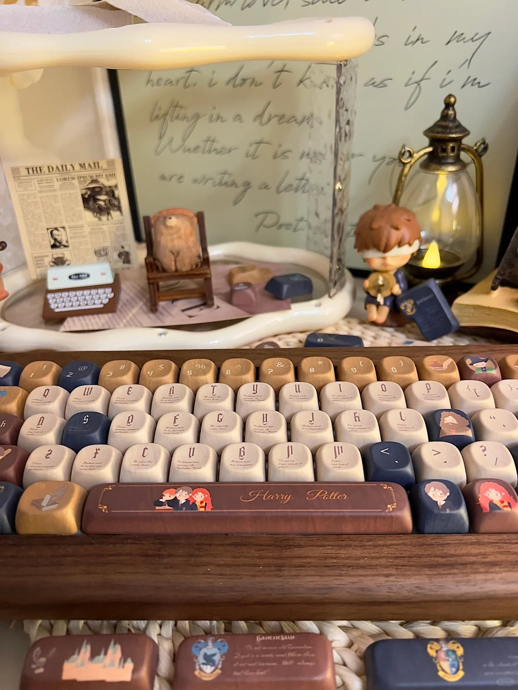 Hogwarts Keycap Cherry/XOA Profile 142 คีย์ PBT ห้าด้าน Dye Sublimation ...